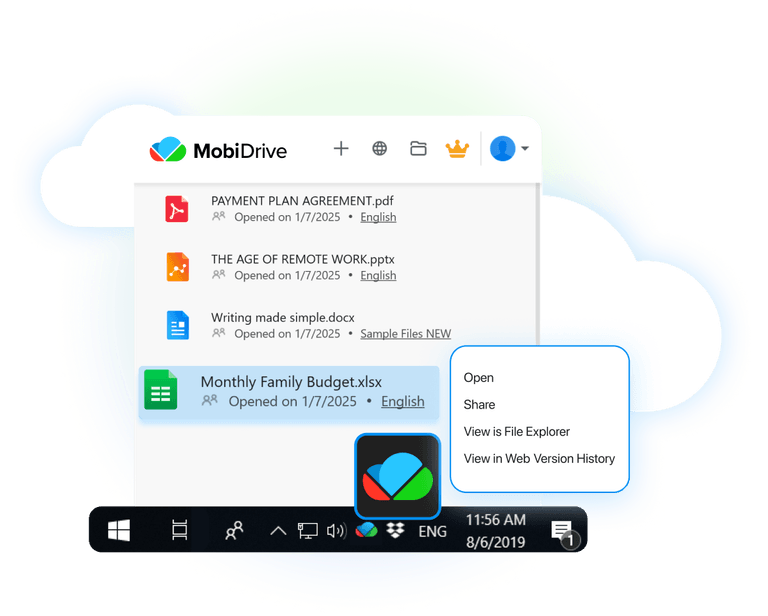 MobiDrive – Secure Cloud Storage & Online Drive for All Your Files