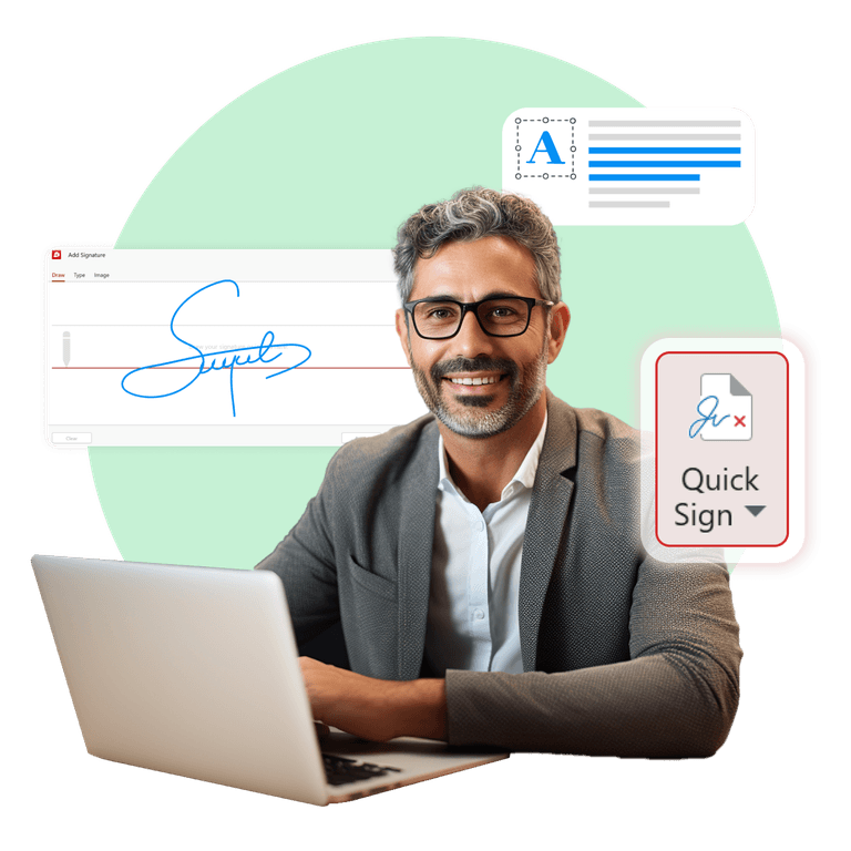Quickly fill and sign PDF forms online
