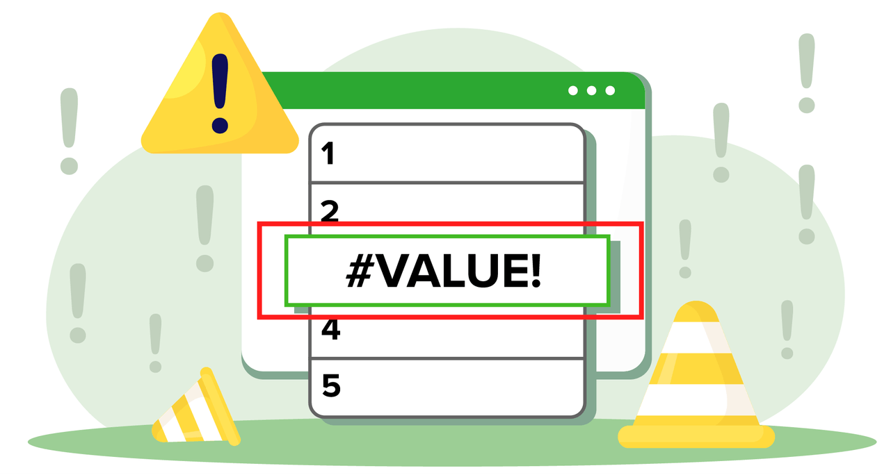 ¿Qué significa el error VALUE en Excel? | MobiSystems